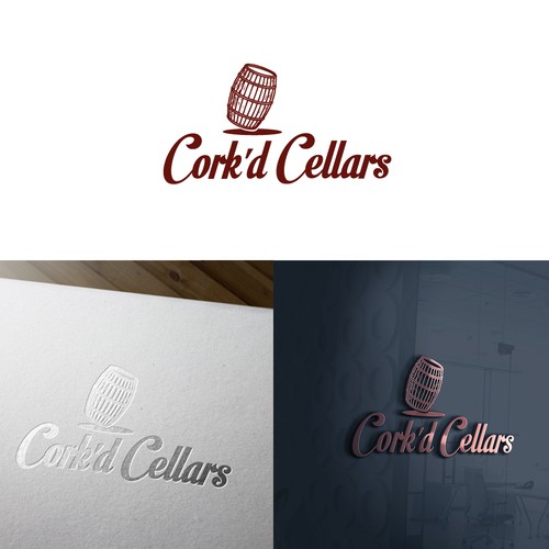 create a modern vintage wine cellar / wine delivery service ...