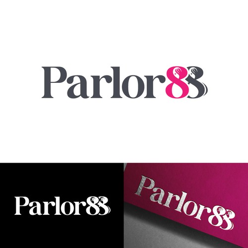 Design a clean/modern logo for salon, parlor 88 | Logo design contest ...