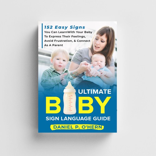 Designs | Baby Sign Language for Parents ebook cover | Book cover contest