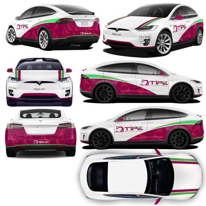 Tesla X Design Competition | Car, truck or van wrap contest