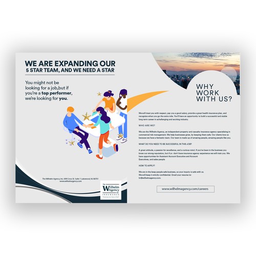 Recruiting Advertisement | Postcard, flyer or print contest