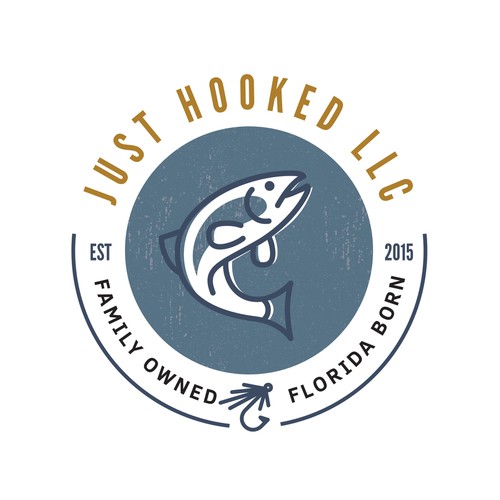 Just Hooked LLC**Be the business front Logo designer for my startup ...