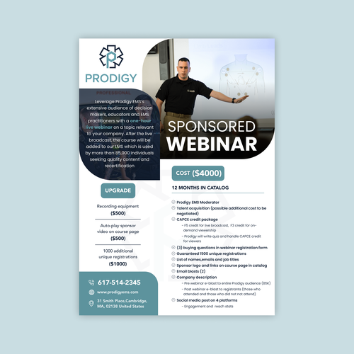 Designs | Sponsorship Prospectus One-pager | Other business or ...