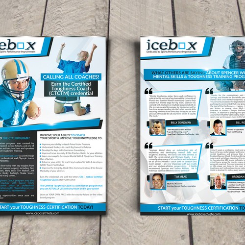 Coaching Certification Flyer | Postcard, flyer or print contest