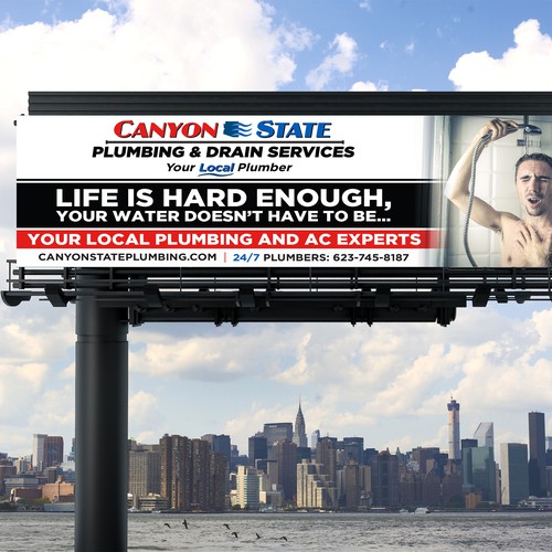 Designs | Fun Billboard Project For Plumbing Company! ~ Get Creative ...