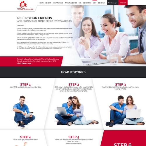 Designs | Design A Sub Web Page For An Existing Website | Landing page ...