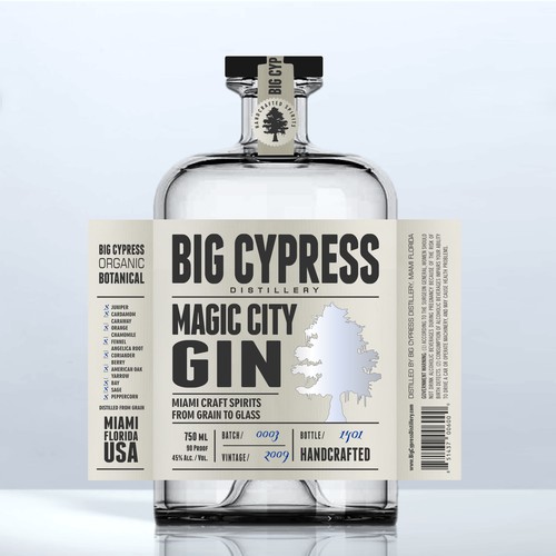 Label for craft Whiskey or Gin bottle | Product label contest