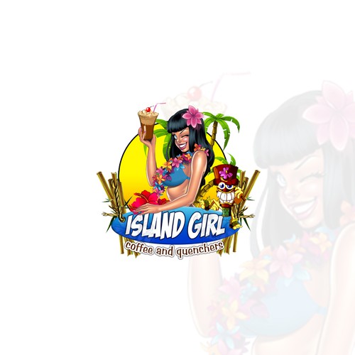 Racing to the Tropical Island of Guam to Beat Starbucks! | Logo design ...