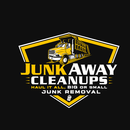 Designs | Modern Junk removal logo, badge style, both original example ...