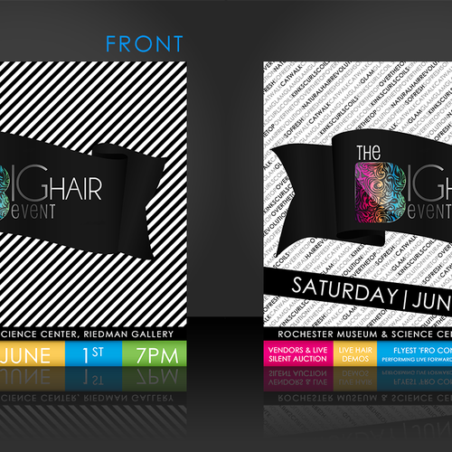 FASHION FORWARD/EDGY FLYER for hair/runway show! | Postcard, flyer or ...