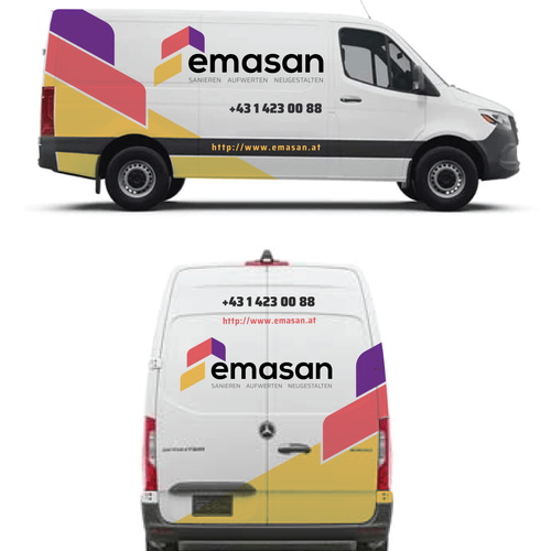 Designs | Design a Modern and Professional Van Wrap for a Leading ...
