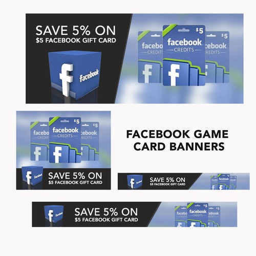 Facebook Game Card Banner | Banner ad contest