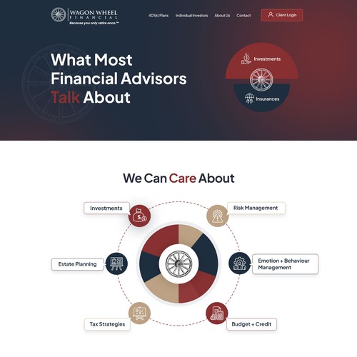 Designs | Financial Services Website Redesign | Web page design contest
