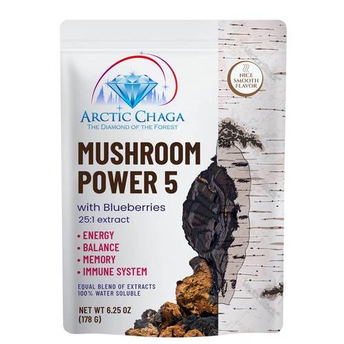 Designs | Arctic Chaga Label New Look | Product label contest