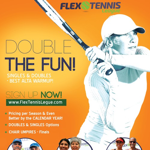 Update Tennis Magazine Ad - layered PSD Supplied | Postcard, flyer or ...
