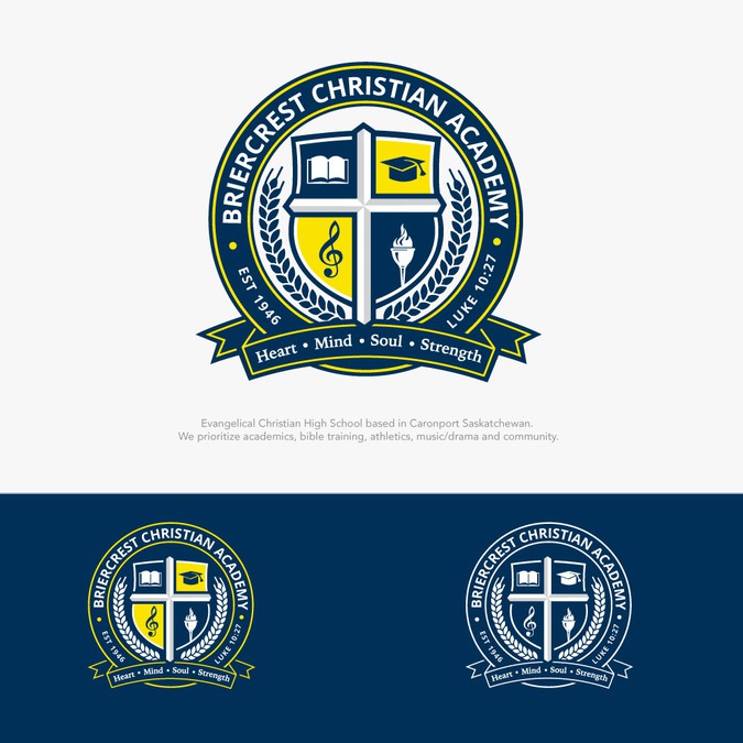 Briercrest Christian Academy - School Crest | Logo design contest