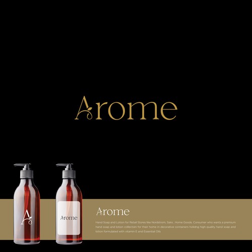 Designs | Arome - Designer Hand Soap & Lotion Logo | Logo design contest