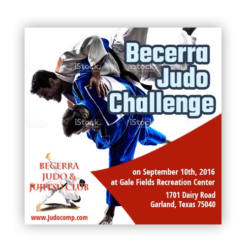 becerra judo challenge | Banner ad contest