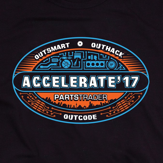 Design a killer tshirt for our themed "hackathon" event | T-shirt contest