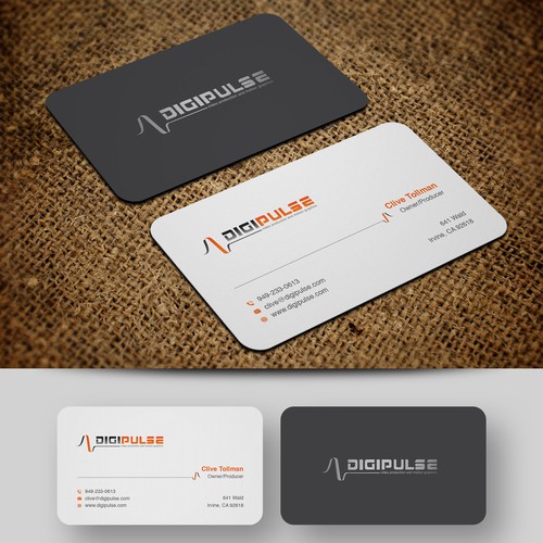 Hip Video Production Company Business Card Design | Business card contest