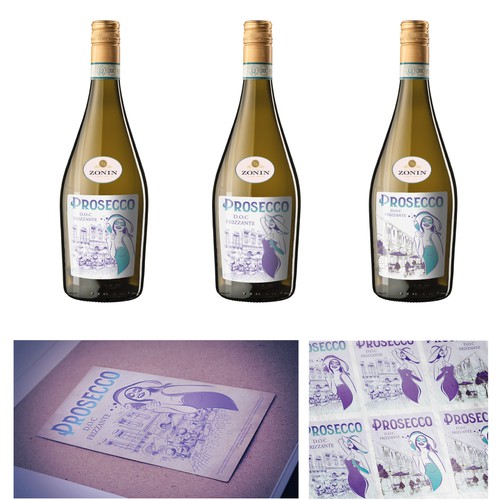 Create an "Out-of-the-Box" Prosecco Label | Product label contest