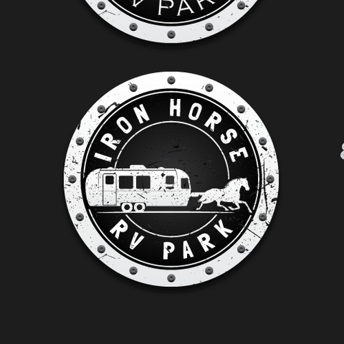 powerful horse pulling a nice, modern looking RV trailer. Also easy to ...