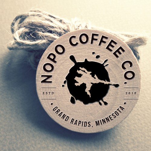 Hipster / Outdoor Enthusiasts NoPo Coffee Co. Logo Design | Logo design ...