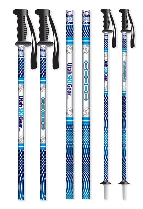 SKI POLE SHAFT DESIGN FROM PSD TEMPLATE | Merchandise contest