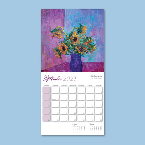 Designs | 2023 Fine Art Calendar Template [Front to Back] | Other ...