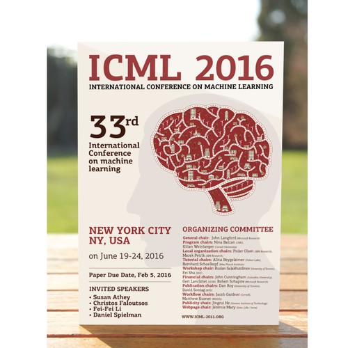 Design a poster for the 33rd International Conference on Machine ...