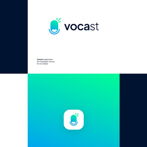 Designs | Logo ORIGINAL & FUN d'une app de mini messages vocaux ...