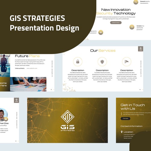 Designs | GIS Powerpoint | PowerPoint template contest