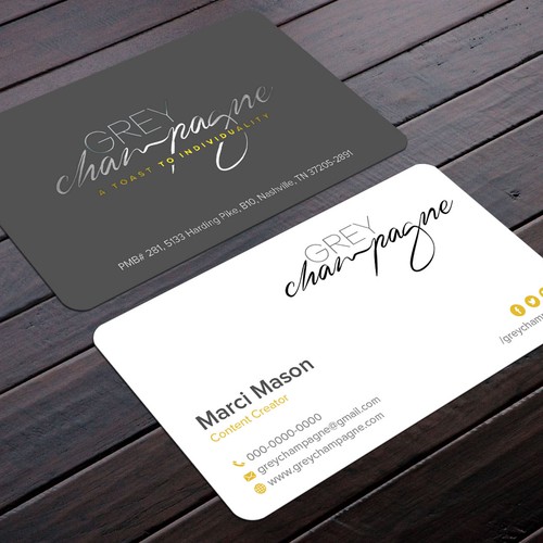 Blogger Business Card | Business card contest