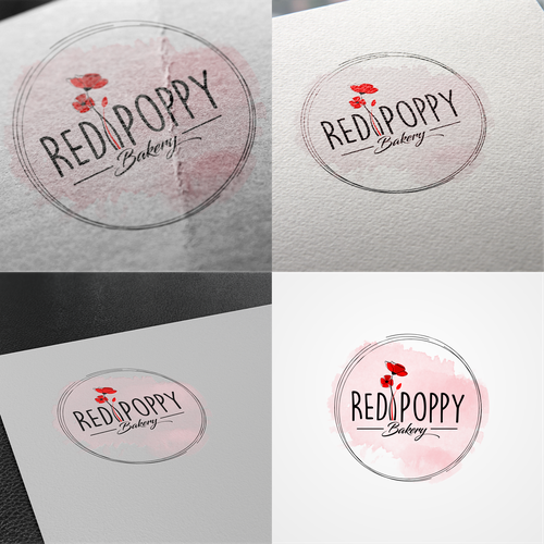 Red Poppy - Design a fun, modern logo for a bakery | Logo design contest