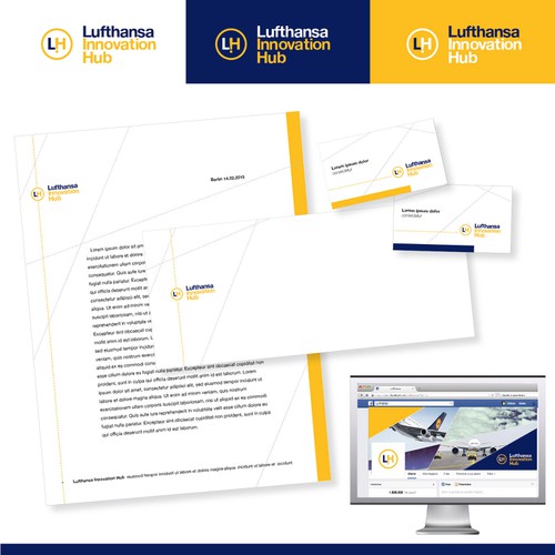 Designs | Lufthansa Innovation Hub - Identity | Logo & brand identity ...