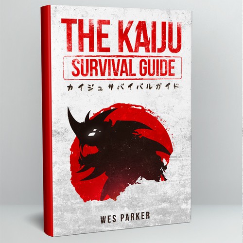 The Kaiju Survival Guide Book Cover | Book cover contest