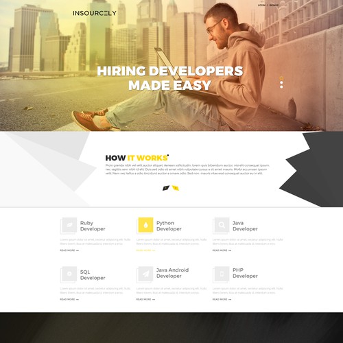 Designs | Create a stunning NEW front page for a SaaS company | Landing ...