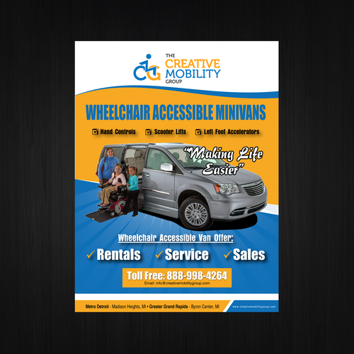 Create an advertisement for a wheelchair accessible minivan! | Postcard ...