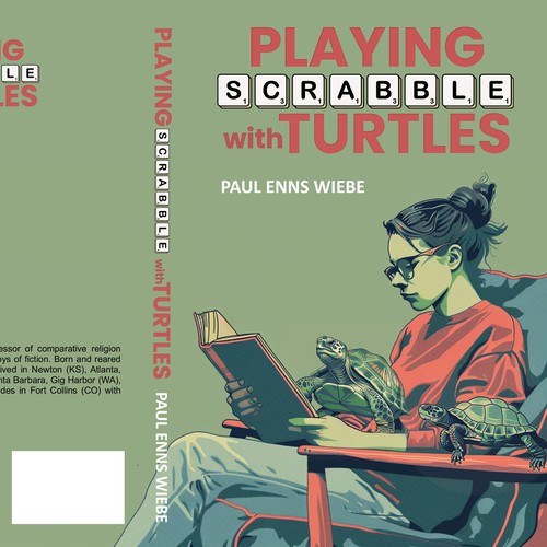 Designs | Playing Scrabble with Turtles | Book cover contest