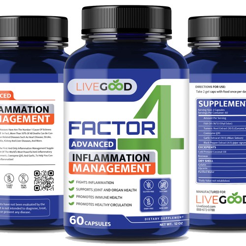 Designs | ***GUARANTEED PRIZE*** - LABEL DESIGN for SUPPLEMENT ...