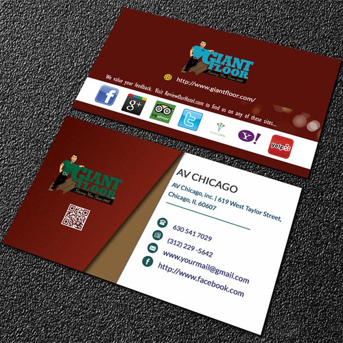 Business Review Card looking for unique and sophisticated design ...