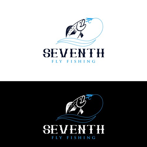 An imaginative fly fishing logo | Logo & hosted website contest