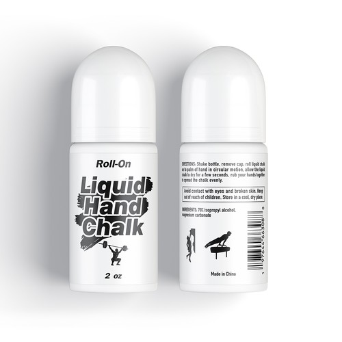 Designs | Product label for liquid hand chalk | Product label contest