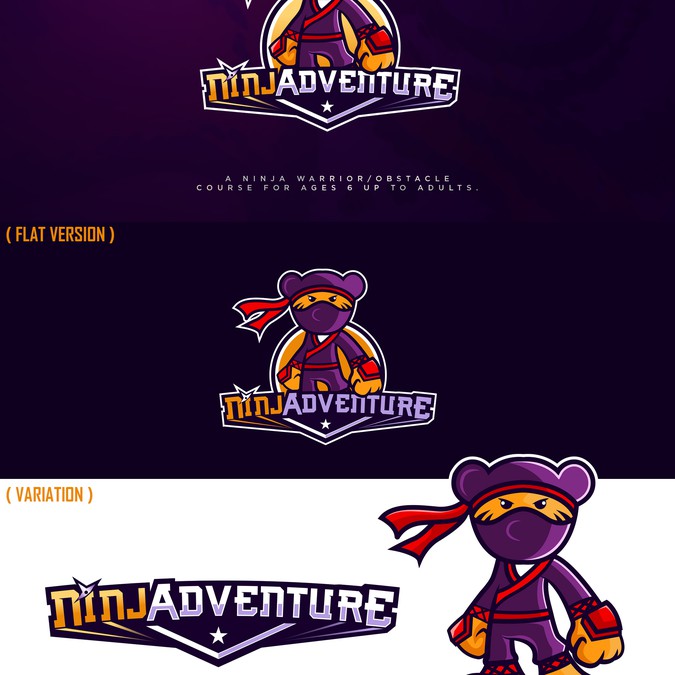 Ninja Obstacle Course Need a Logo | Logo design contest