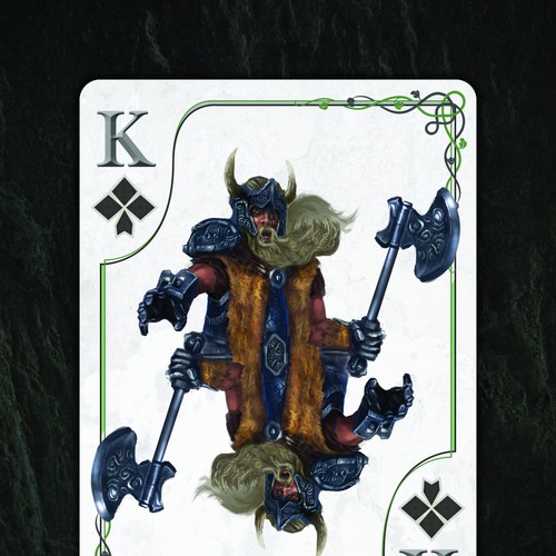Illustrations for a new Viking Themed Playing Card Deck! | Illustration ...