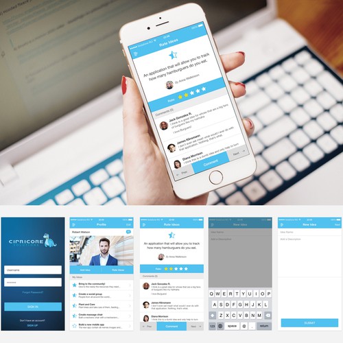 Create an application design that will revolutionize how we share ideas ...