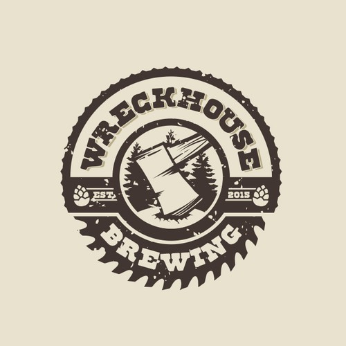 Create a rustic and rugged logo for Wreckhouse Brewing | Logo design ...
