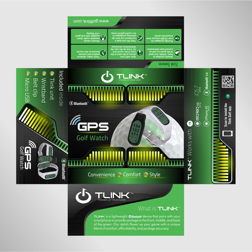 Designs | Create modern product packaging for GPS Golf Watch | Product ...