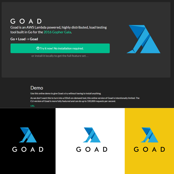 Create a logo for the Goad project, a website load testing tool | Logo ...