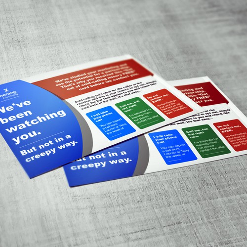 Create an impressive Business Reply card for a B2B marketing campaign ...